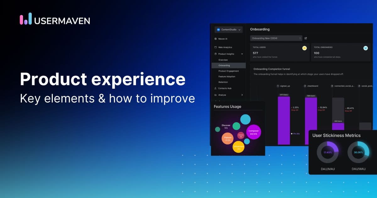Product experience: Meaning, key elements & how to improve it